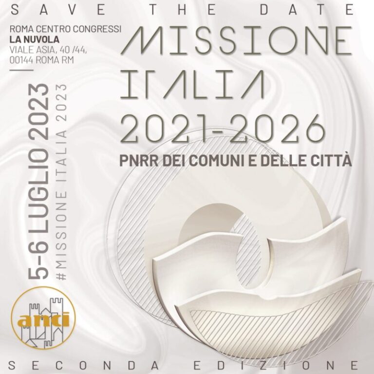 MISSIONE ITALIA, SECONDA EDIZIONE: ROMA 5-6 LUGLIO – Anci Umbria MISSIONE ITALIA, SECONDA EDIZIONE: ROMA 5-6 LUGLIO – Anci Umbria